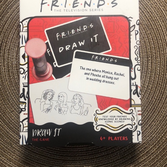 FRIENDS | Toys | Friends Tv Draw It Game | Poshmark
